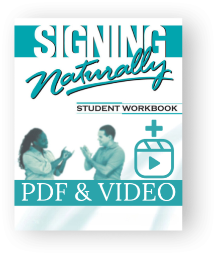 Signing Naturally Student Set Videos & PDF Units 1-6 & 7-12